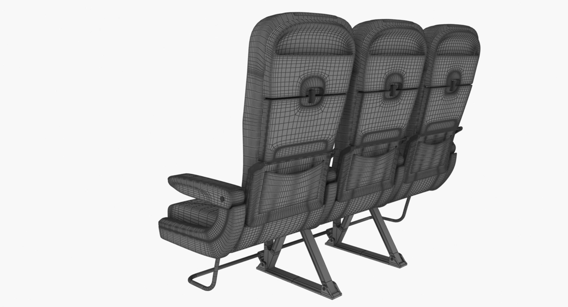 3D Model Airplane Chair - TurboSquid 1343082