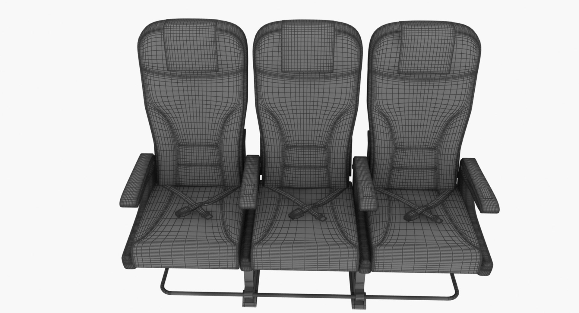 3D Model Airplane Chair - TurboSquid 1343082
