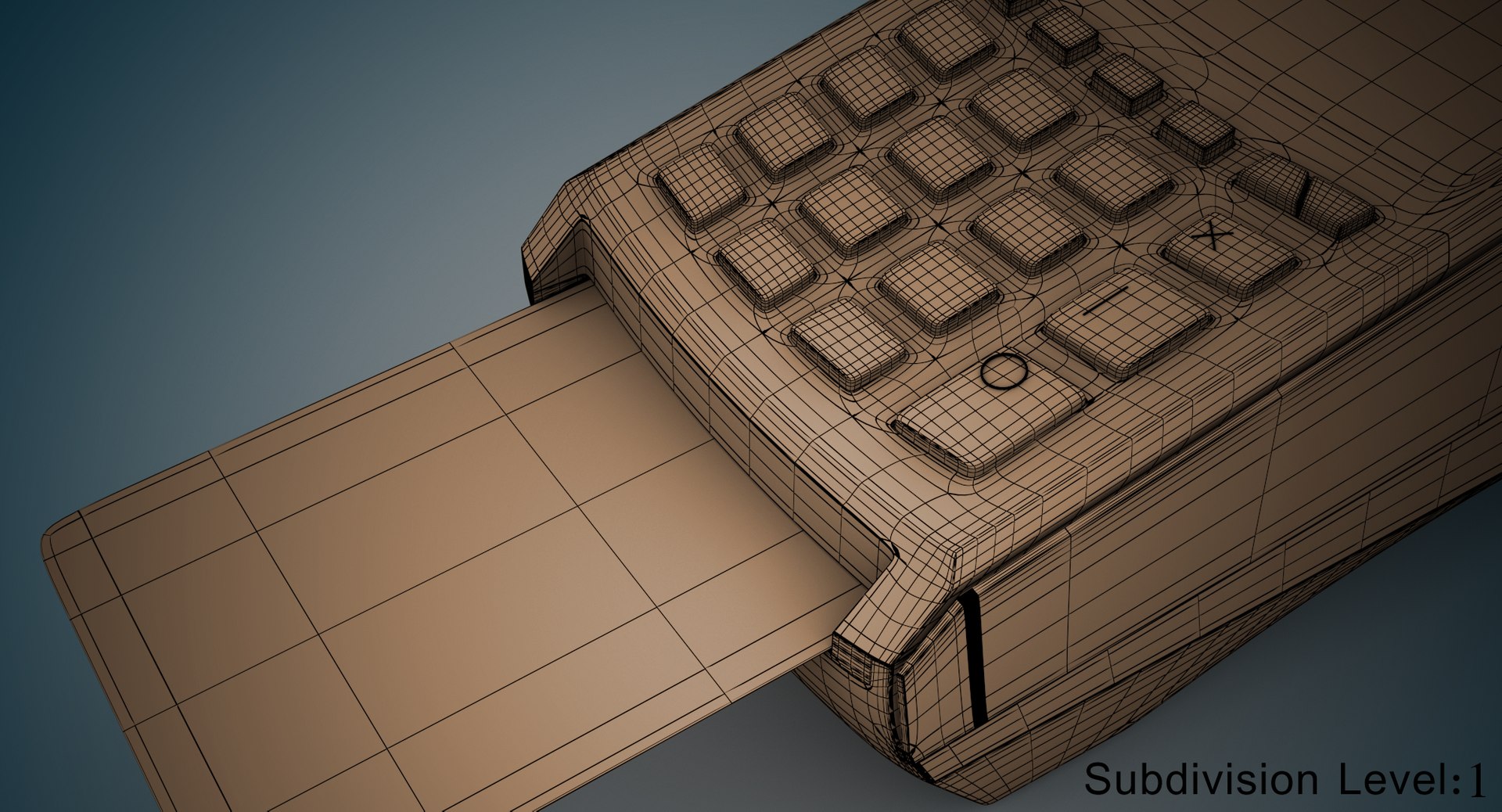 3d model pos payment terminal