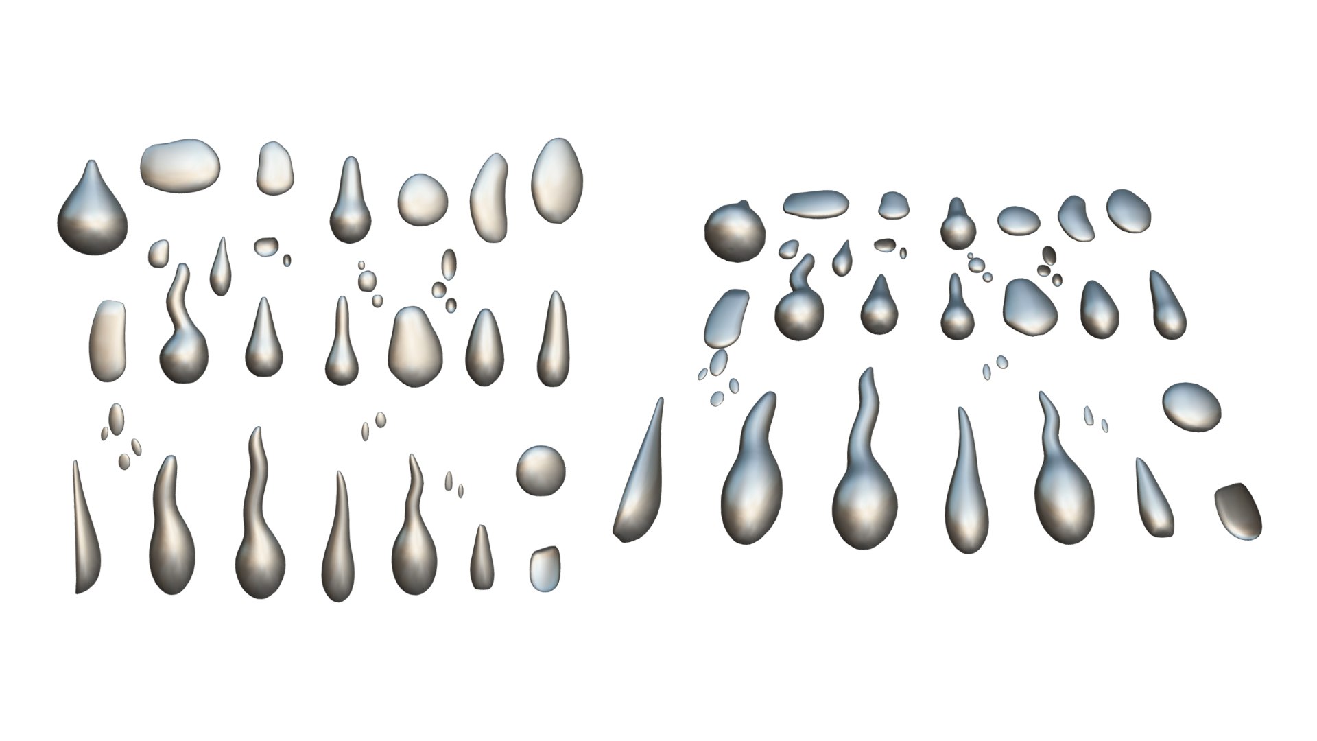 Water Drop Pack - 30 In 1 3D Model - TurboSquid 2132971