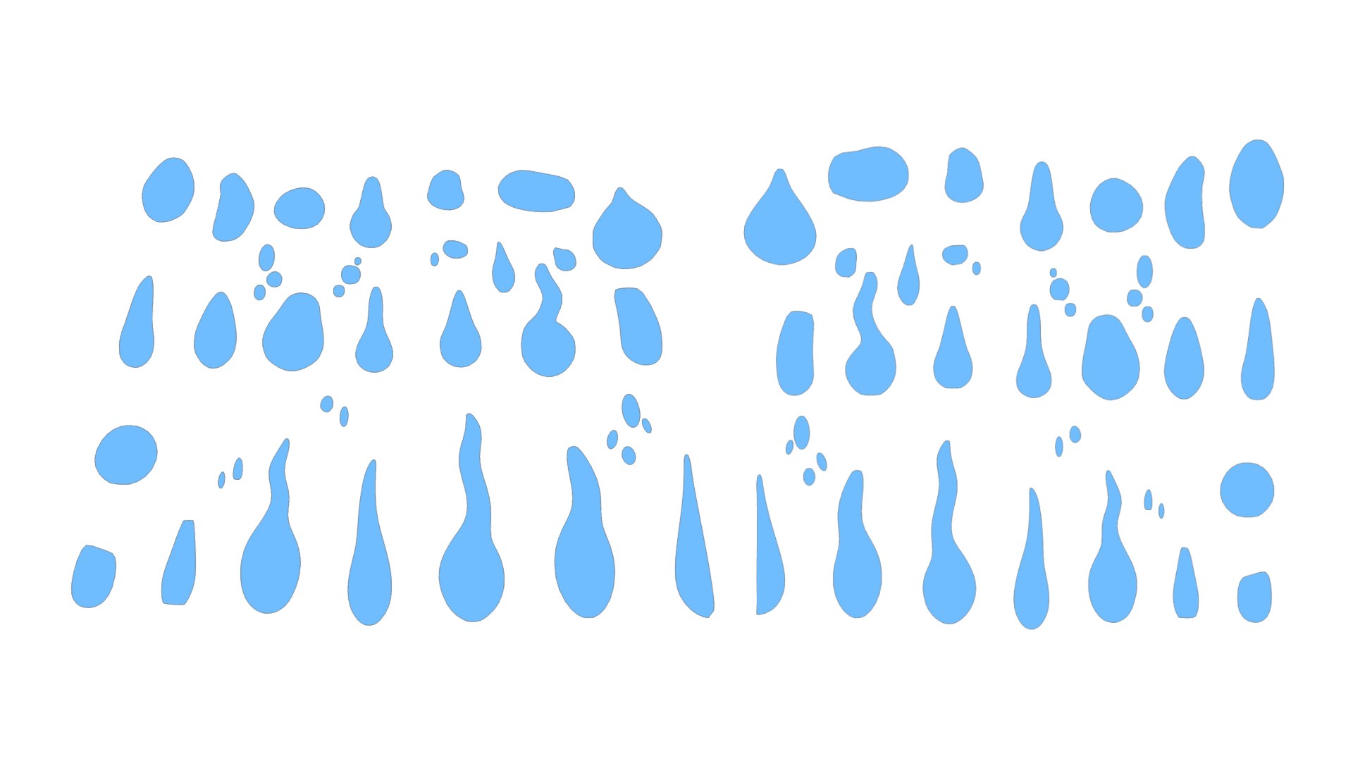 Water Drop Pack - 30 In 1 3D Model - TurboSquid 2132971