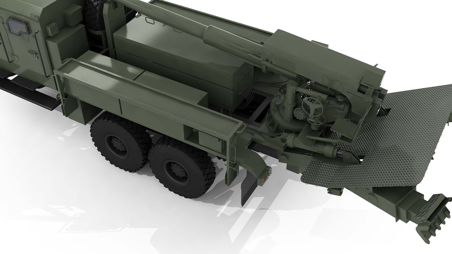 Howitzer Bogdana 3D model - TurboSquid 2171688