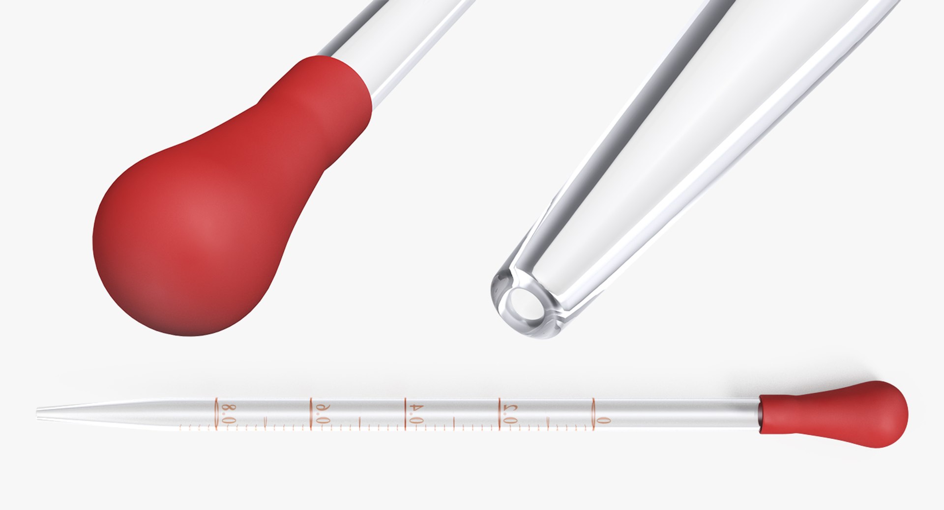 Glass Experiment Medical Pipette 3D Model - TurboSquid 1269006