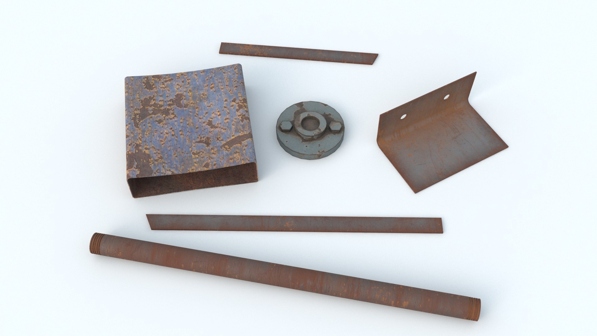 Junk Props PBR 3D - TurboSquid 2348114