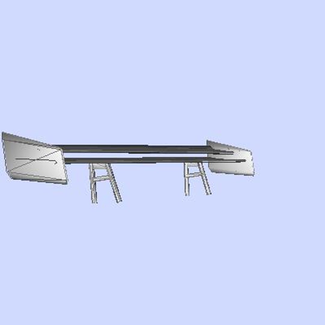 3d Model Of Spoiler Tuned Car