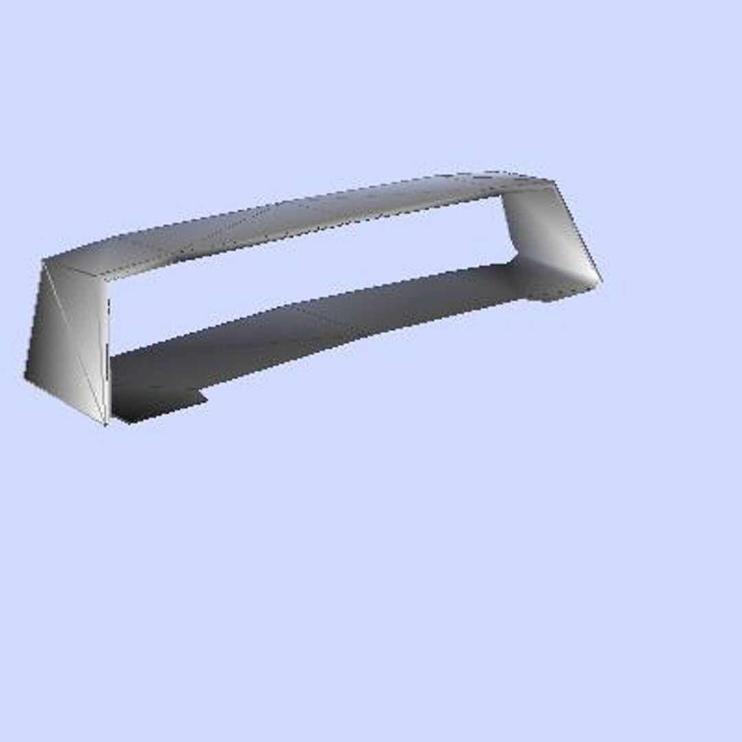 3d Model Of Spoiler Tuned Car