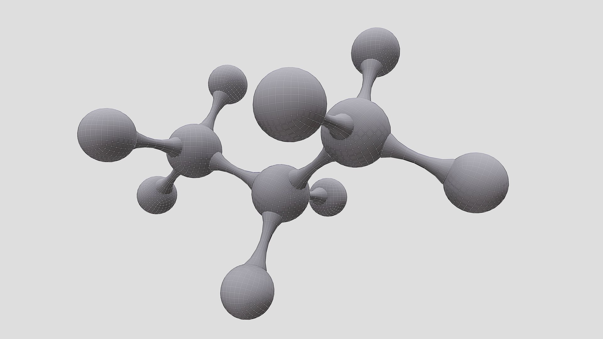 3D Propane Molecule With PBR 4K 8K - TurboSquid 1945377