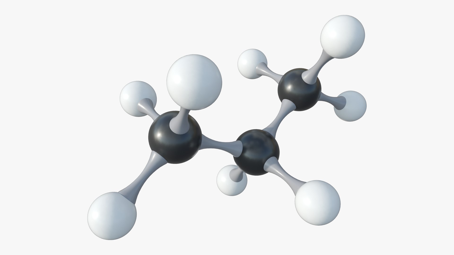 3D Propane Molecule With PBR 4K 8K - TurboSquid 1945377