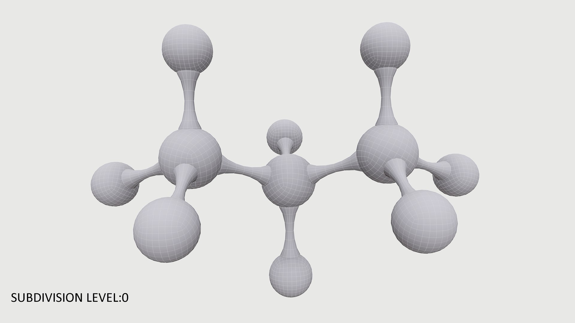 3D Propane Molecule With PBR 4K 8K - TurboSquid 1945377