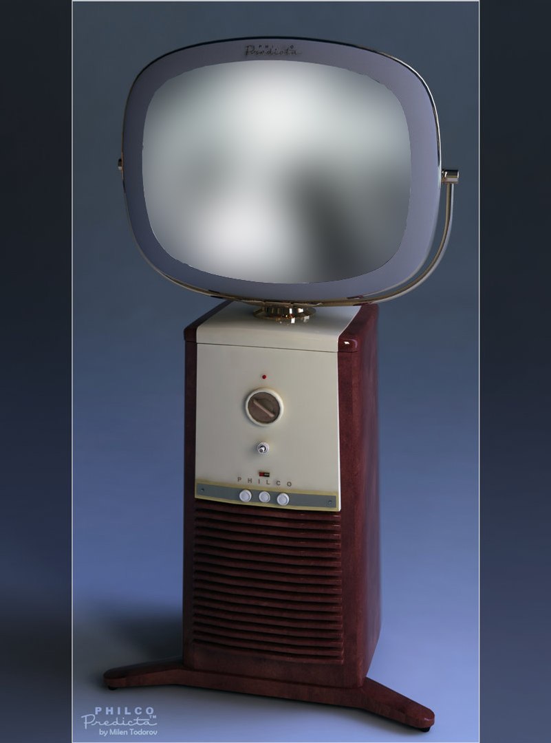 Philco Predicta Old Classic 3d Obj
