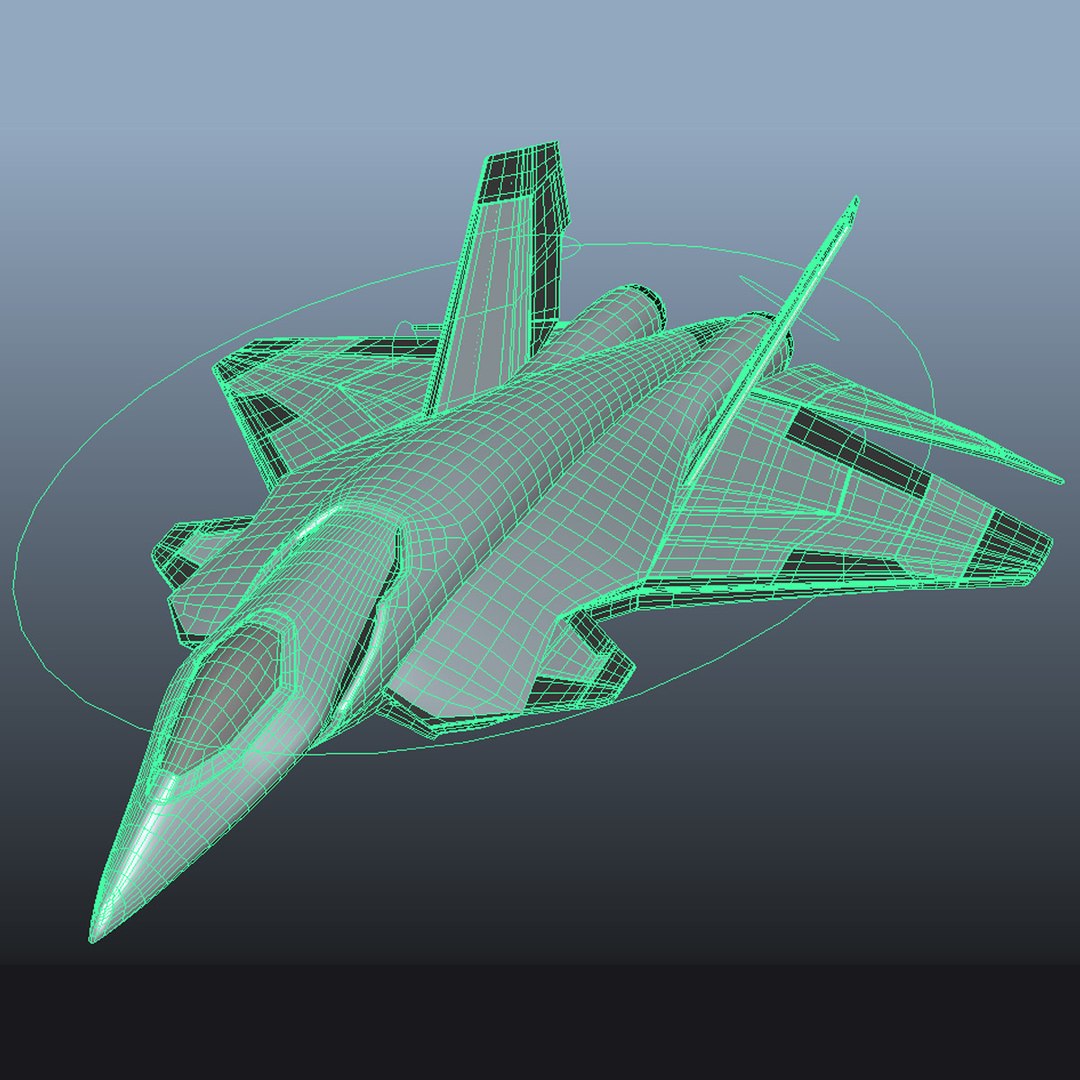 Concept Jet Aircraft 3d Ma