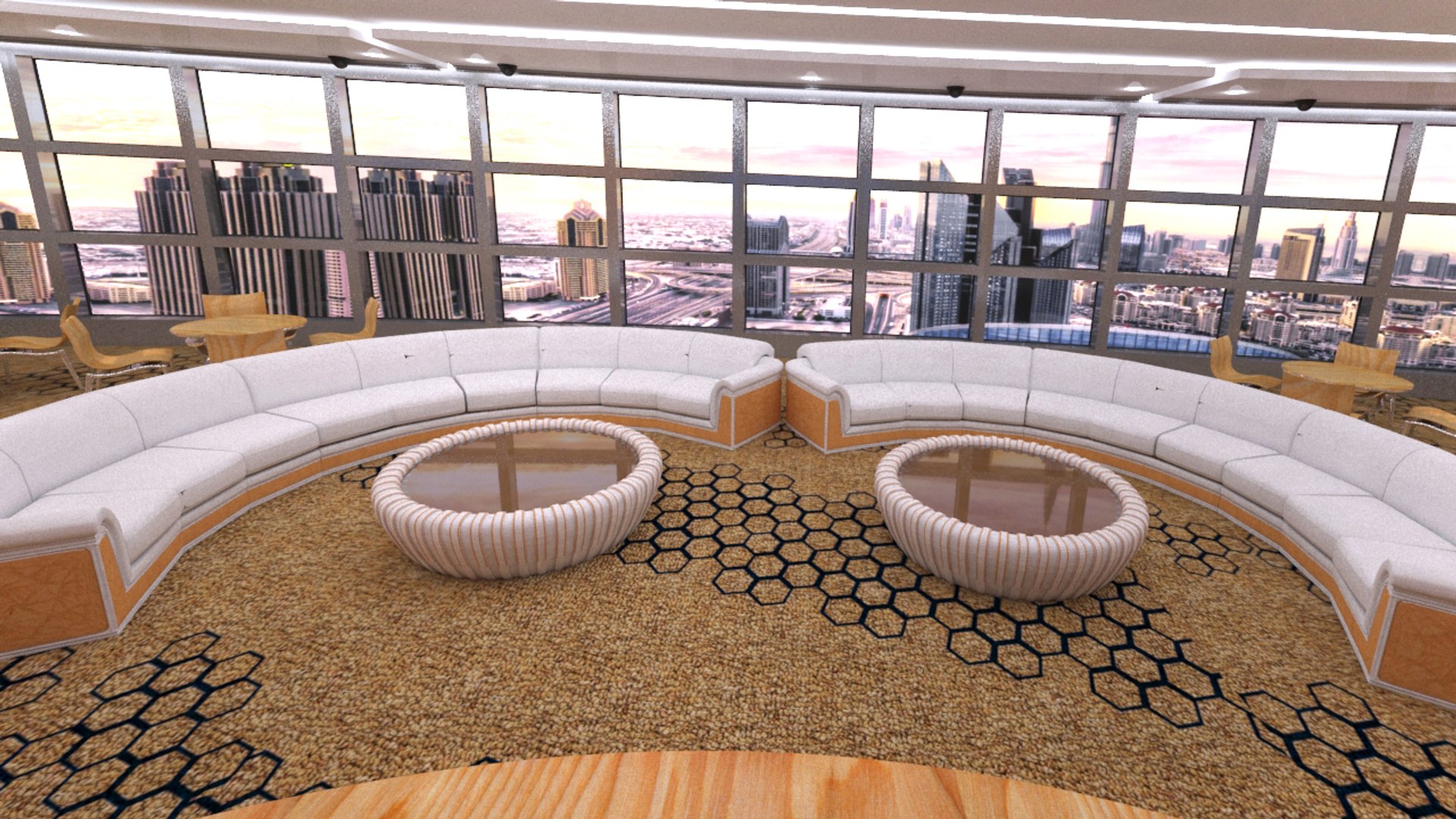 3d Model Emirates Towers Al