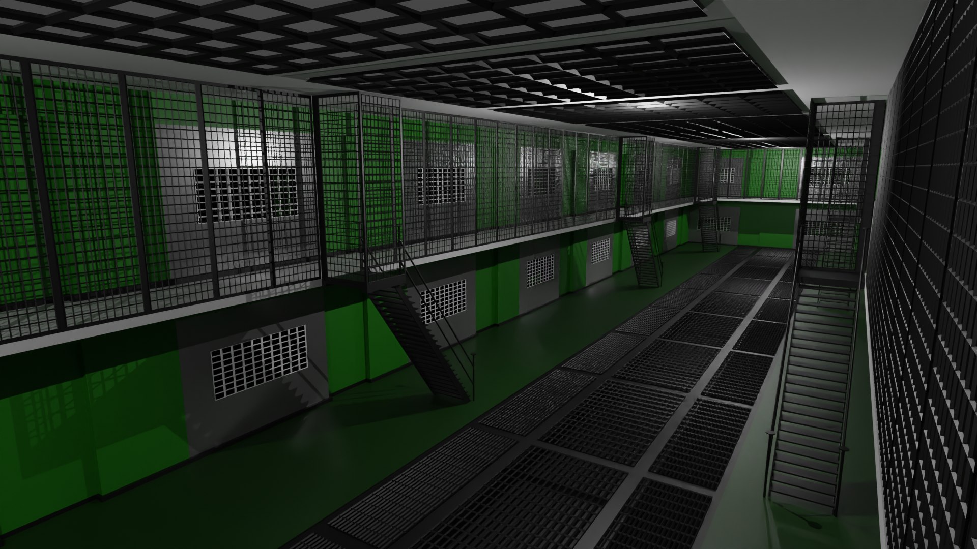 3D Prison Interior - TurboSquid 2157351