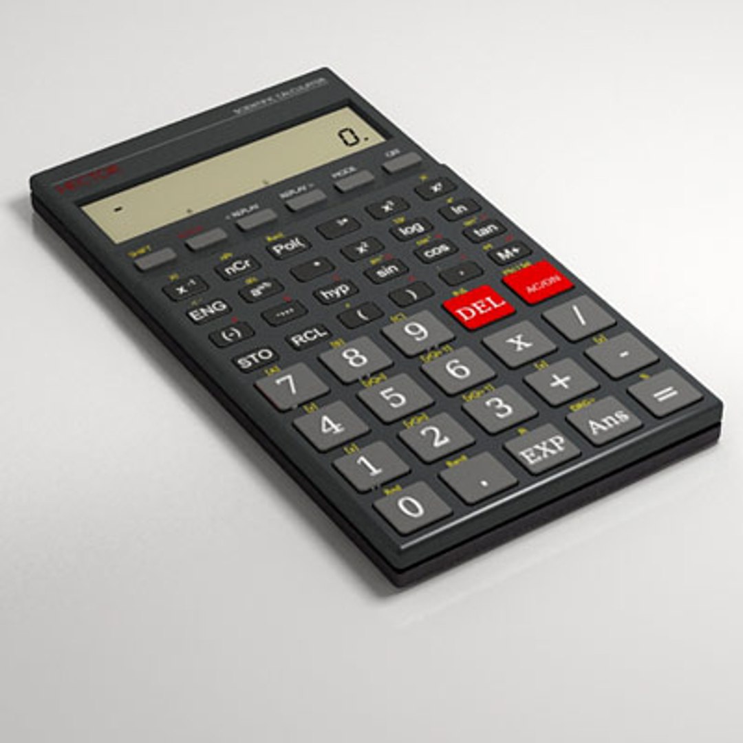 Scientific Calculator Calc 3d Model