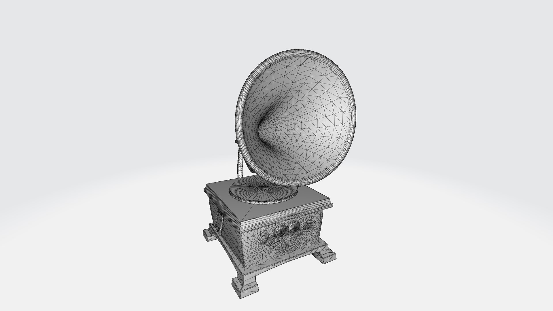 Gramophone Character - Vintage 3D Model - TurboSquid 2317851