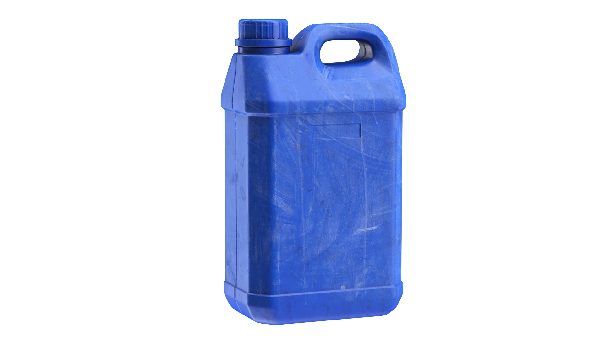 3D Old Plastic Canister Blue model - TurboSquid 1789827