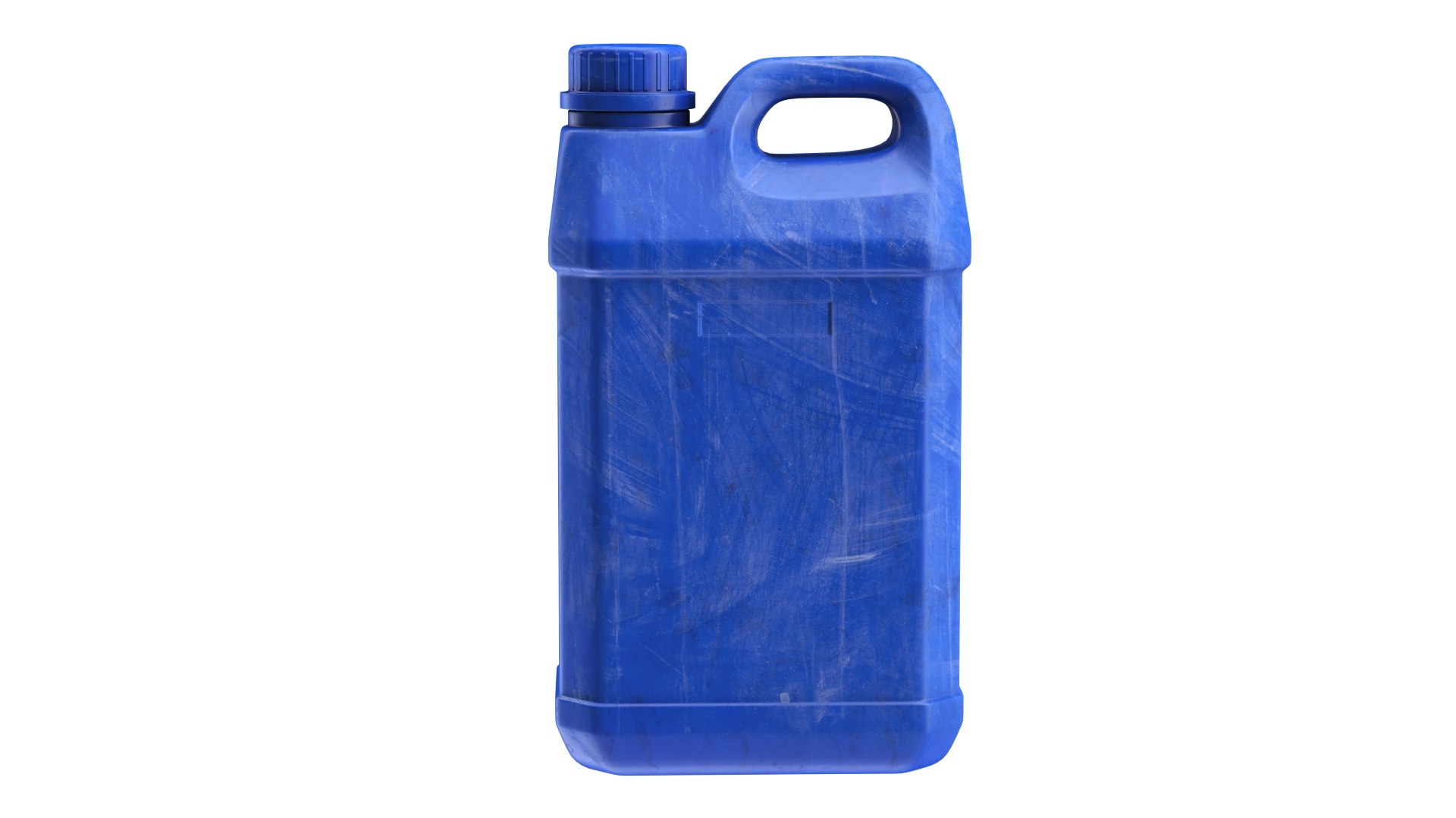 3D Old Plastic Canister Blue model - TurboSquid 1789827