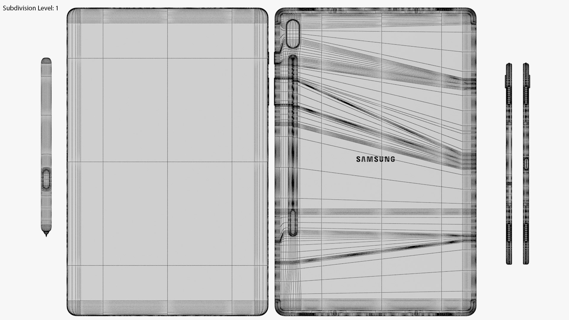 Realistic samsung galaxy tab 3D model - TurboSquid 1433451