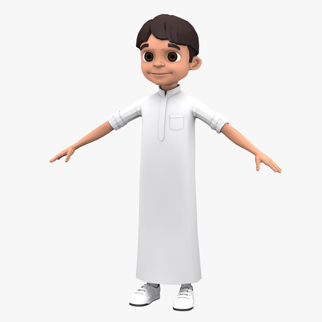 3D Arabian Boy Character - TurboSquid 1151451