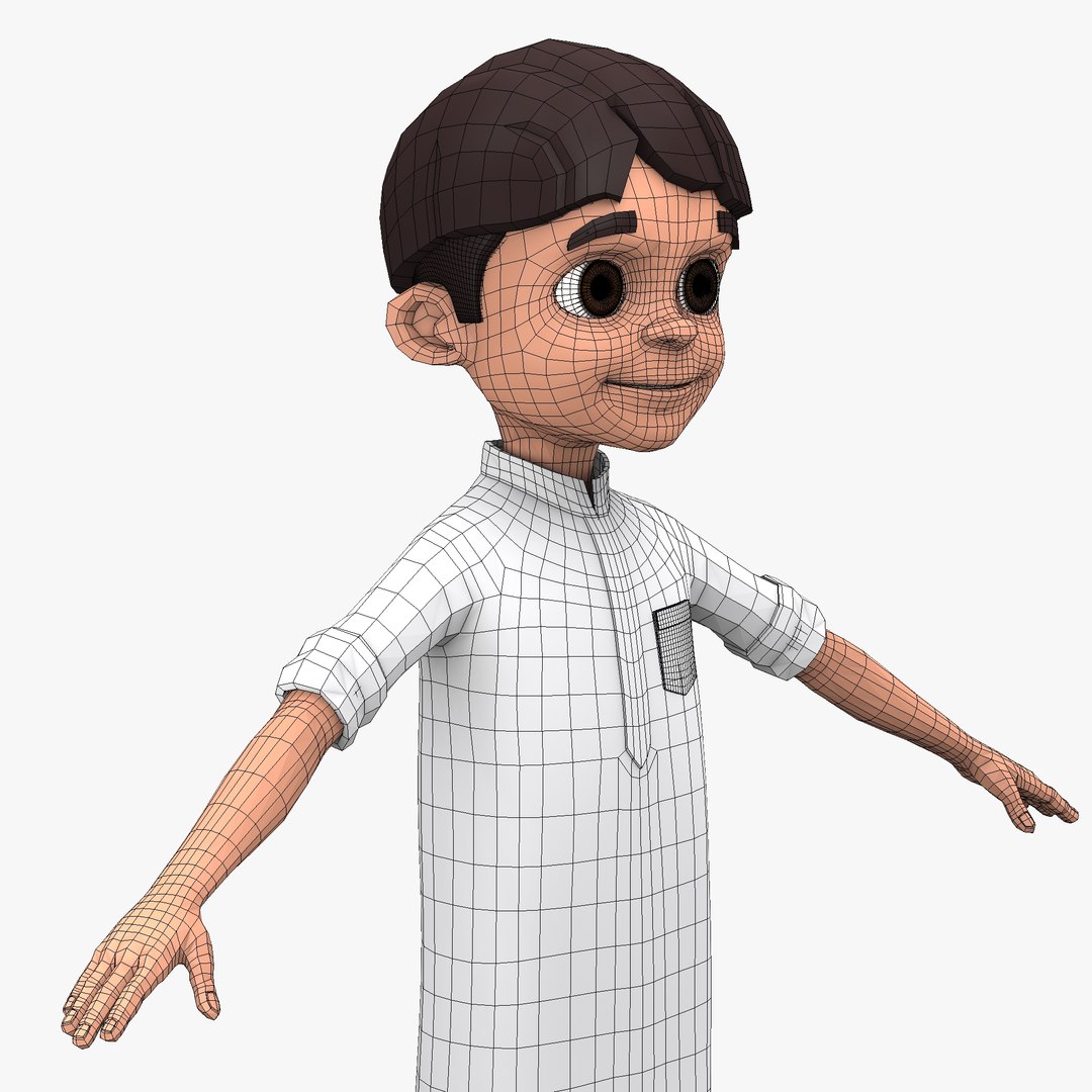 3D Arabian Boy Character - TurboSquid 1151451