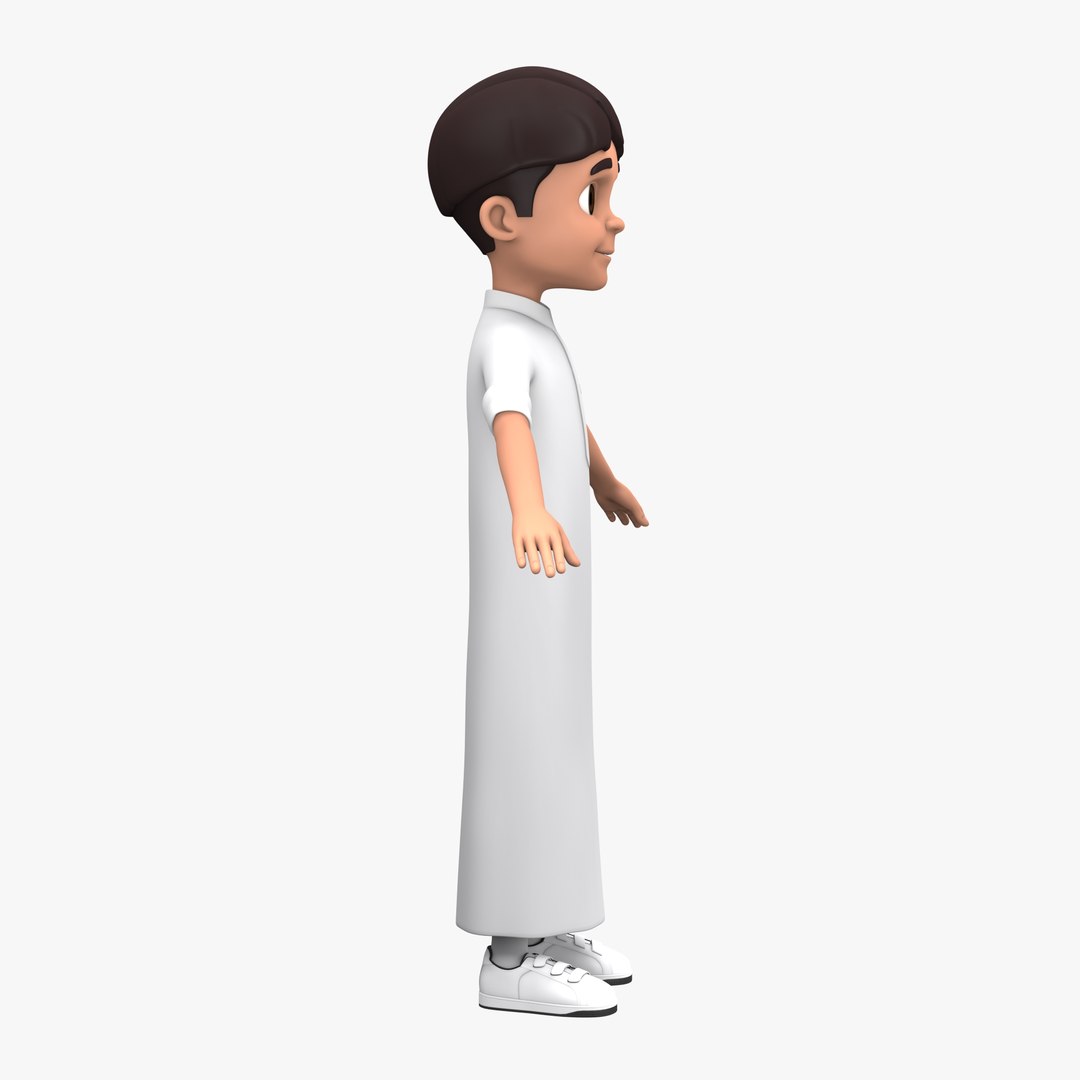 3D Arabian Boy Character - TurboSquid 1151451