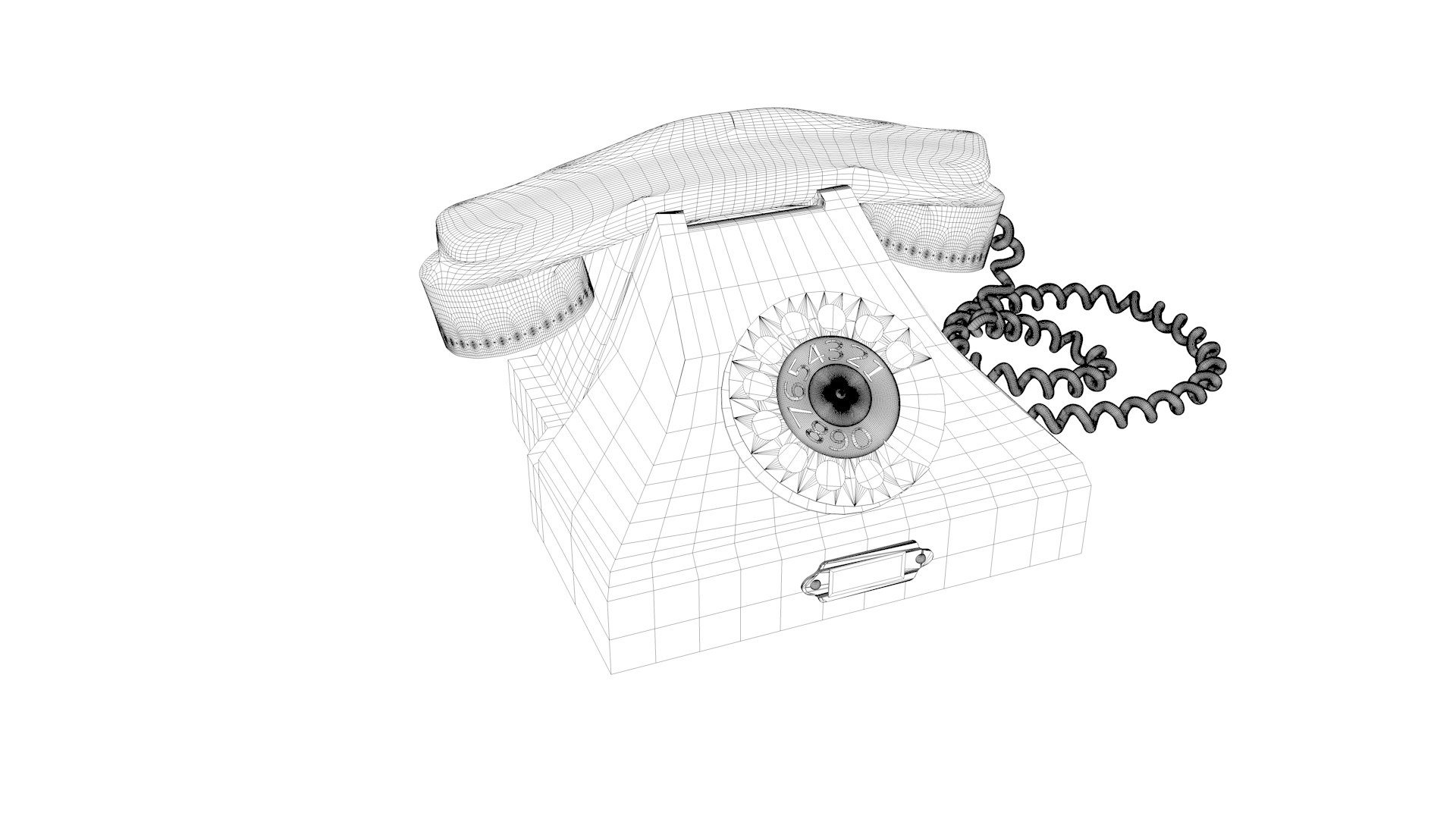 Old Disc Phone 3D Model - TurboSquid 1972949