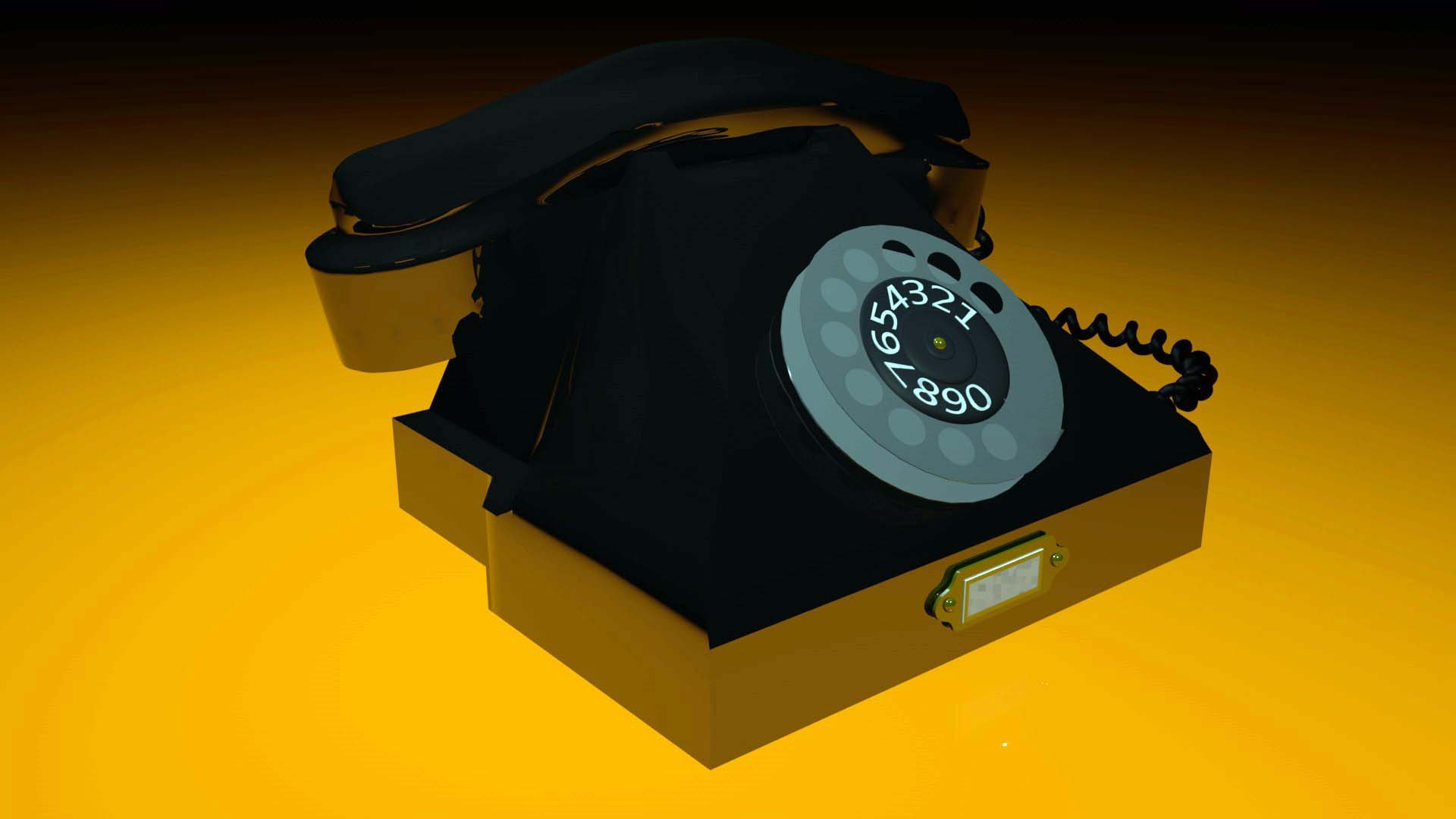Old Disc Phone 3D Model - TurboSquid 1972949