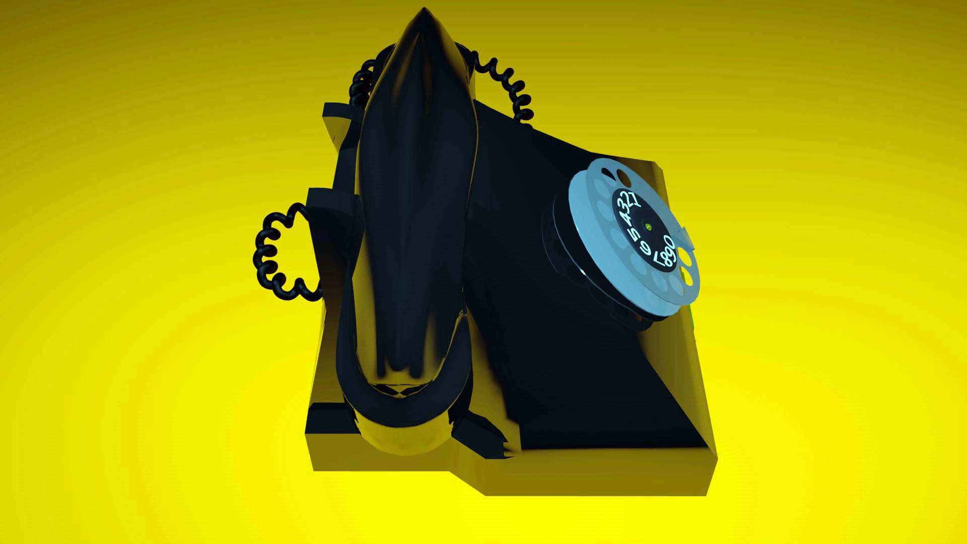 Old Disc Phone 3D Model - TurboSquid 1972949