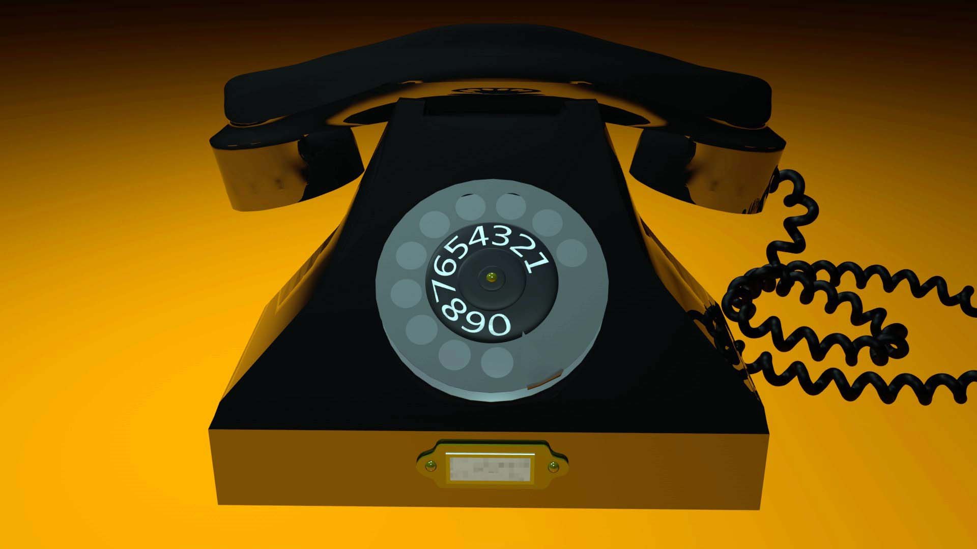 Old Disc Phone 3D Model - TurboSquid 1972949