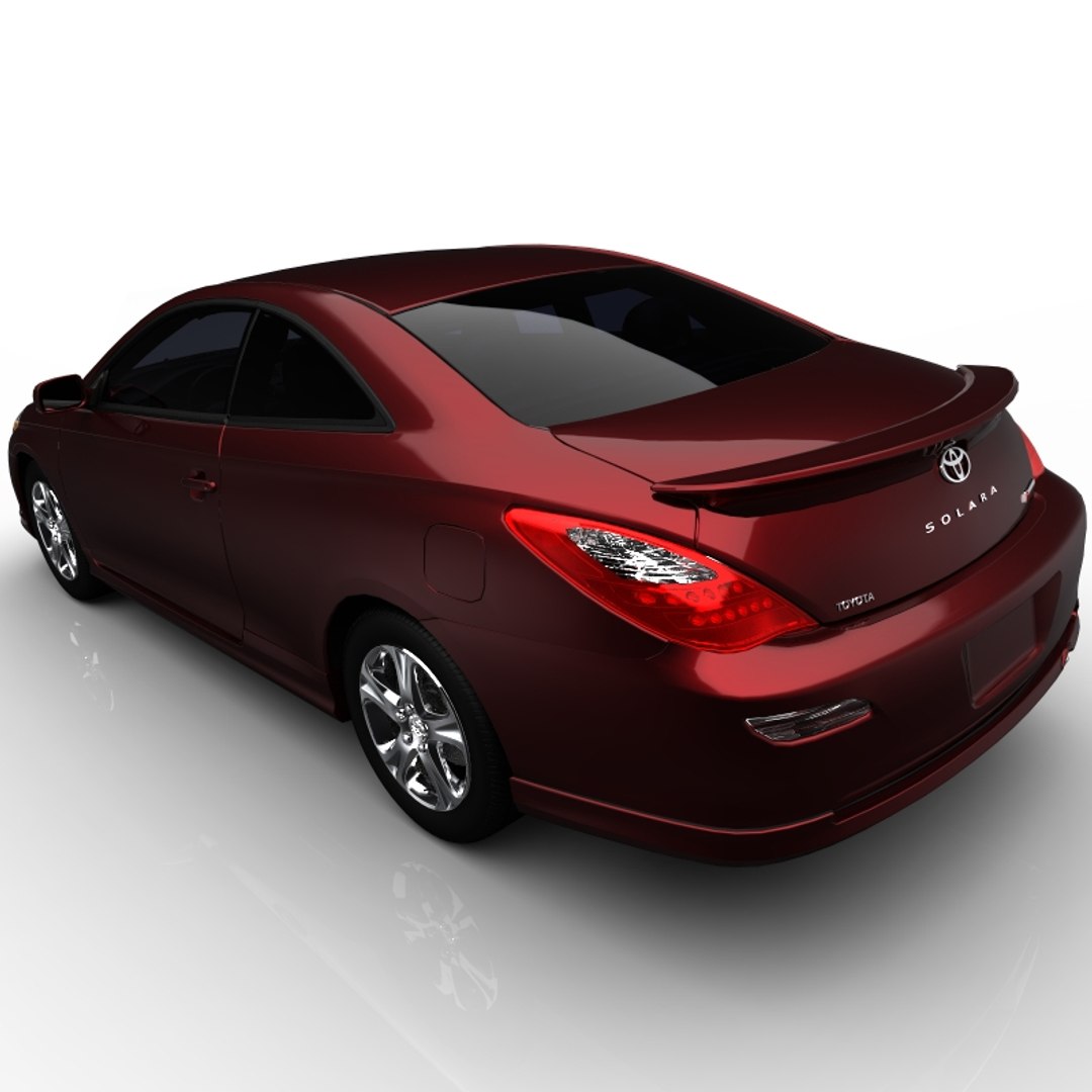 3d Toyota Solara Sport Hardtop Model