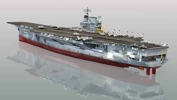 3D USS Forrestal CV-59 CVA-59 AVT-59 - TurboSquid 1878877