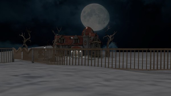 Haunted House Maya Models for Download | TurboSquid