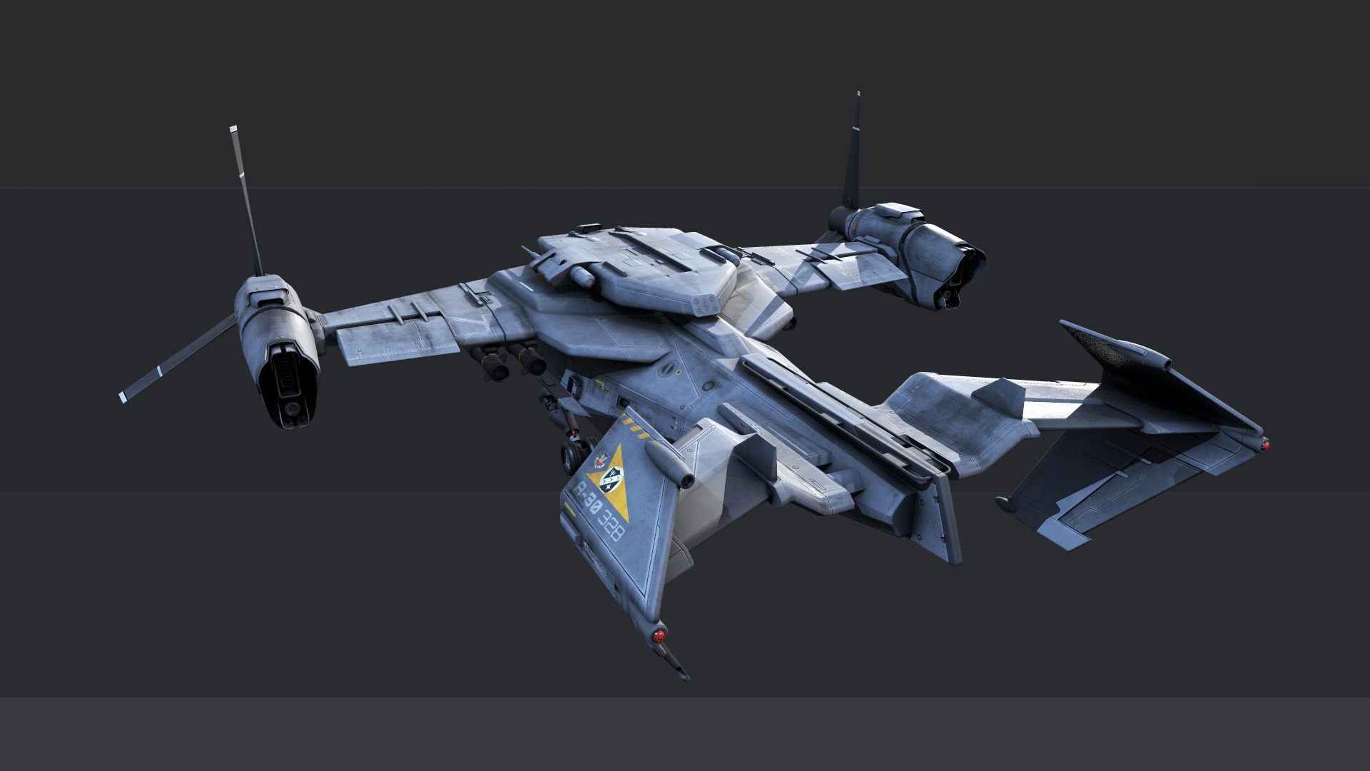 3D VTOL - A30 Thunderbolt - TurboSquid 2321198