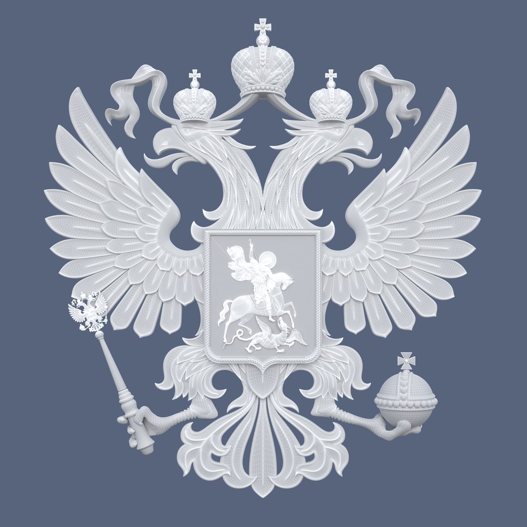 3D Gerb Russia - TurboSquid 1954672