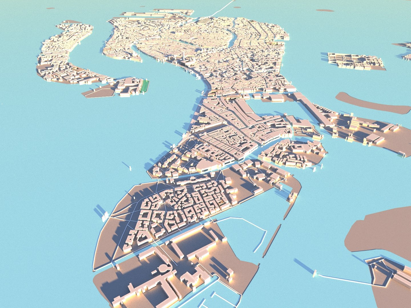 Venice City Model - TurboSquid 1276437