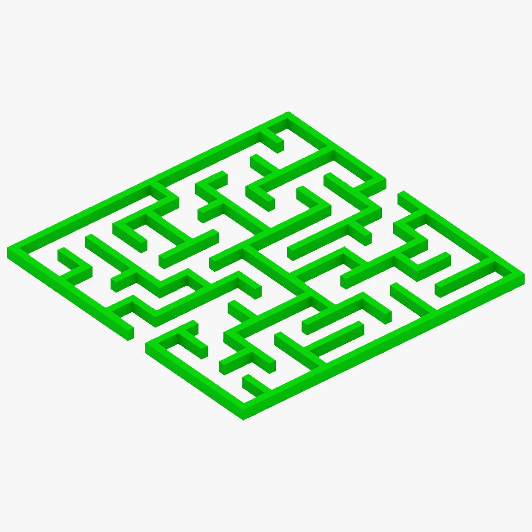 3D Green Labyrinth model - TurboSquid 2002594
