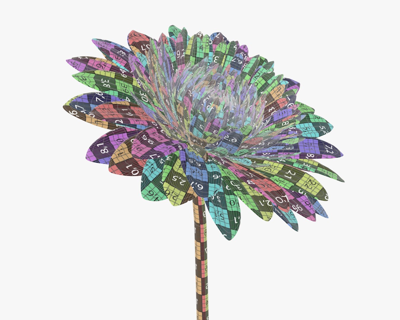Flower Gerbera 3D Model - TurboSquid 1389033
