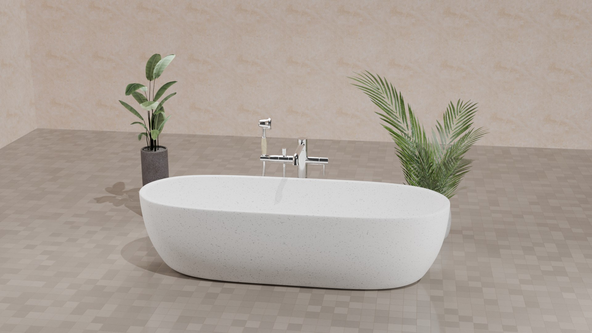 Modern bath 3D model - TurboSquid 2180942