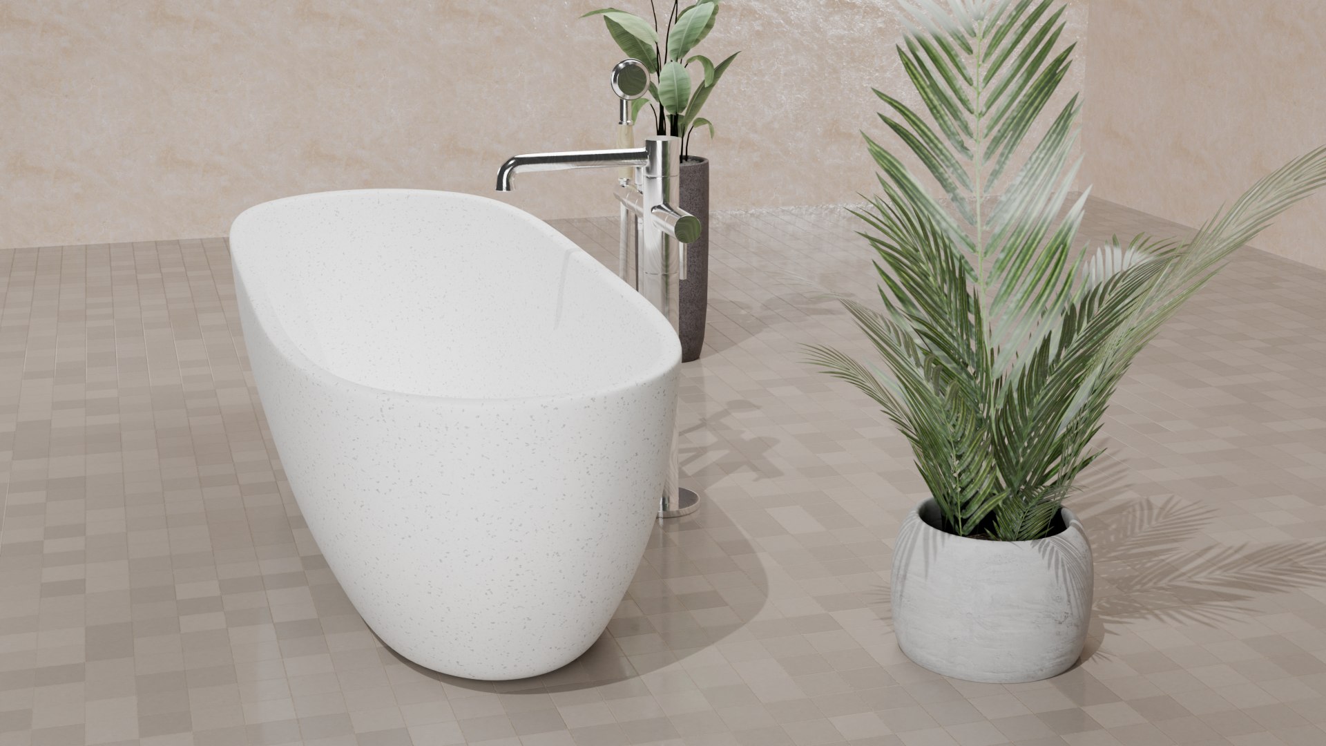 Modern bath 3D model - TurboSquid 2180942