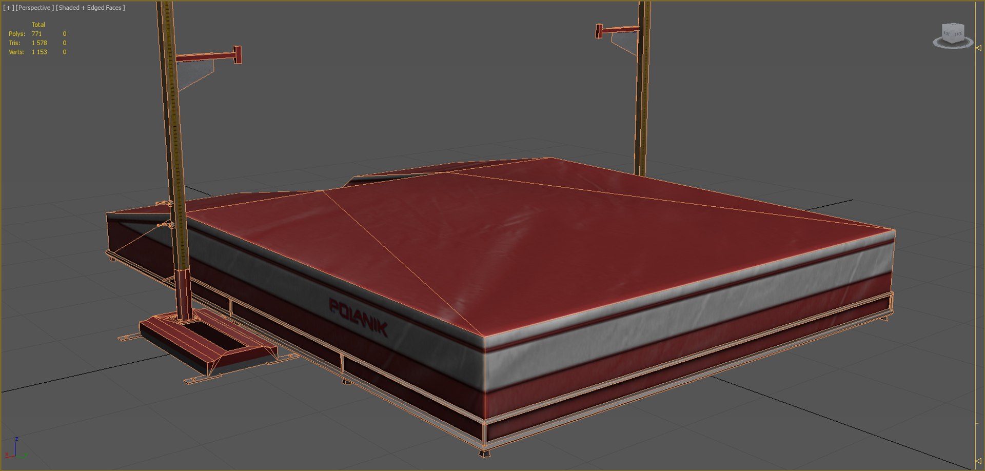 3d Model Pole Vault Stand