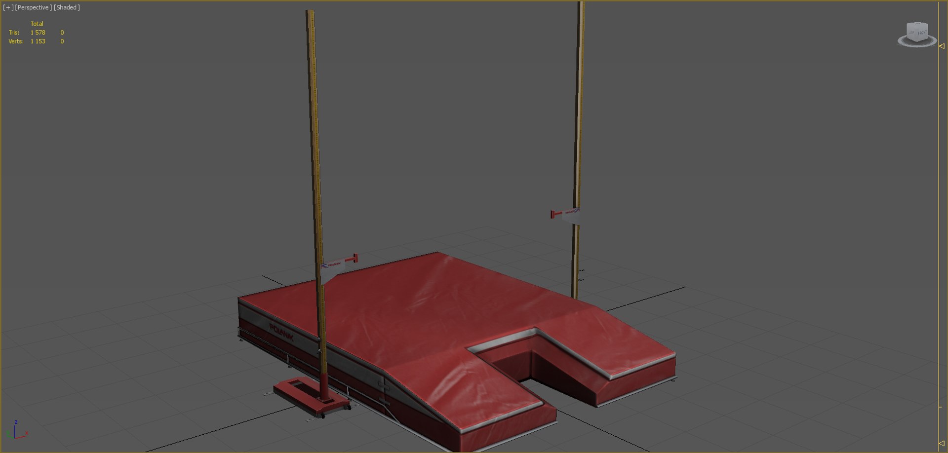 3d Model Pole Vault Stand