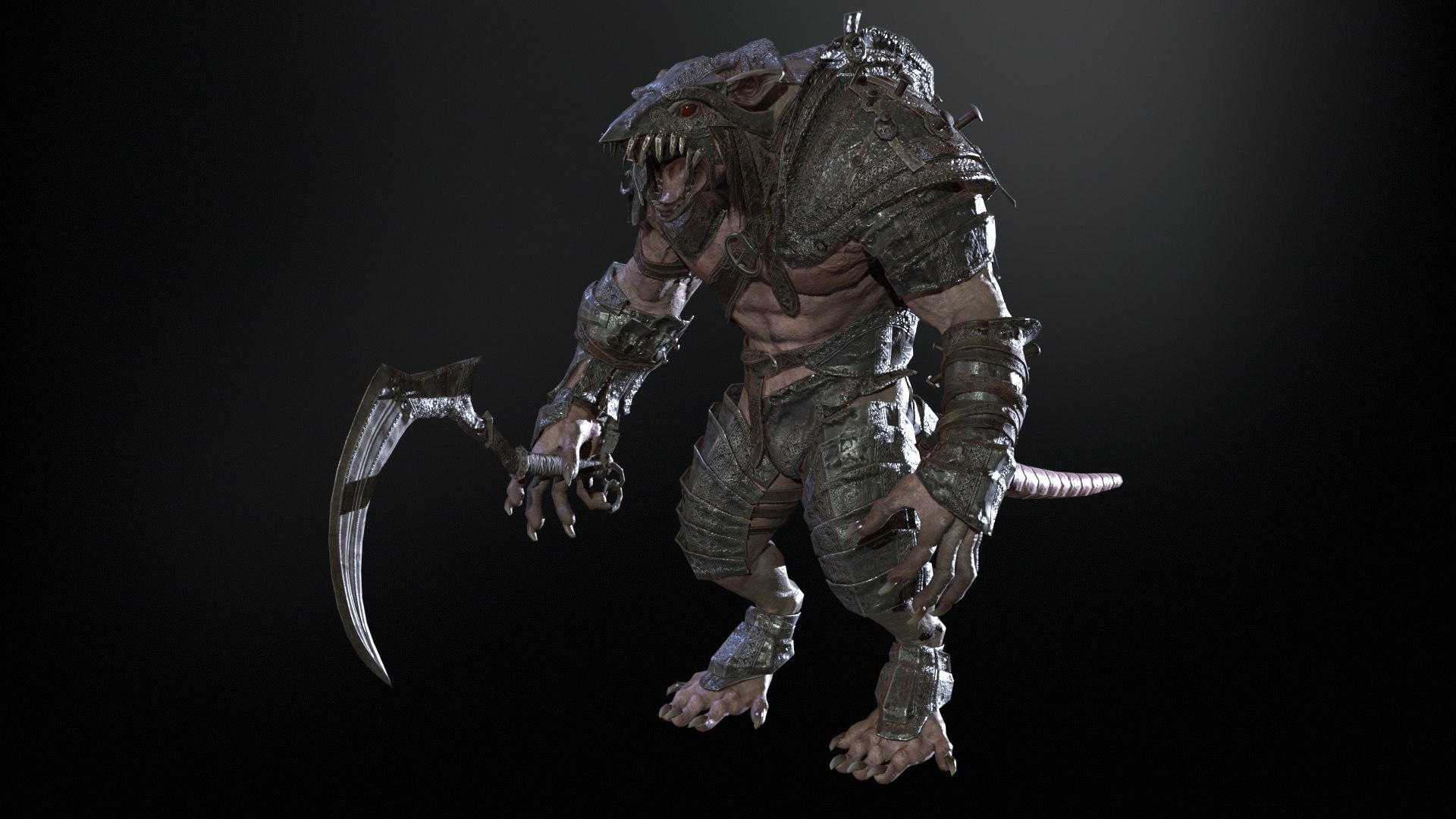 3D RatMan Warrior1 - TurboSquid 2316900