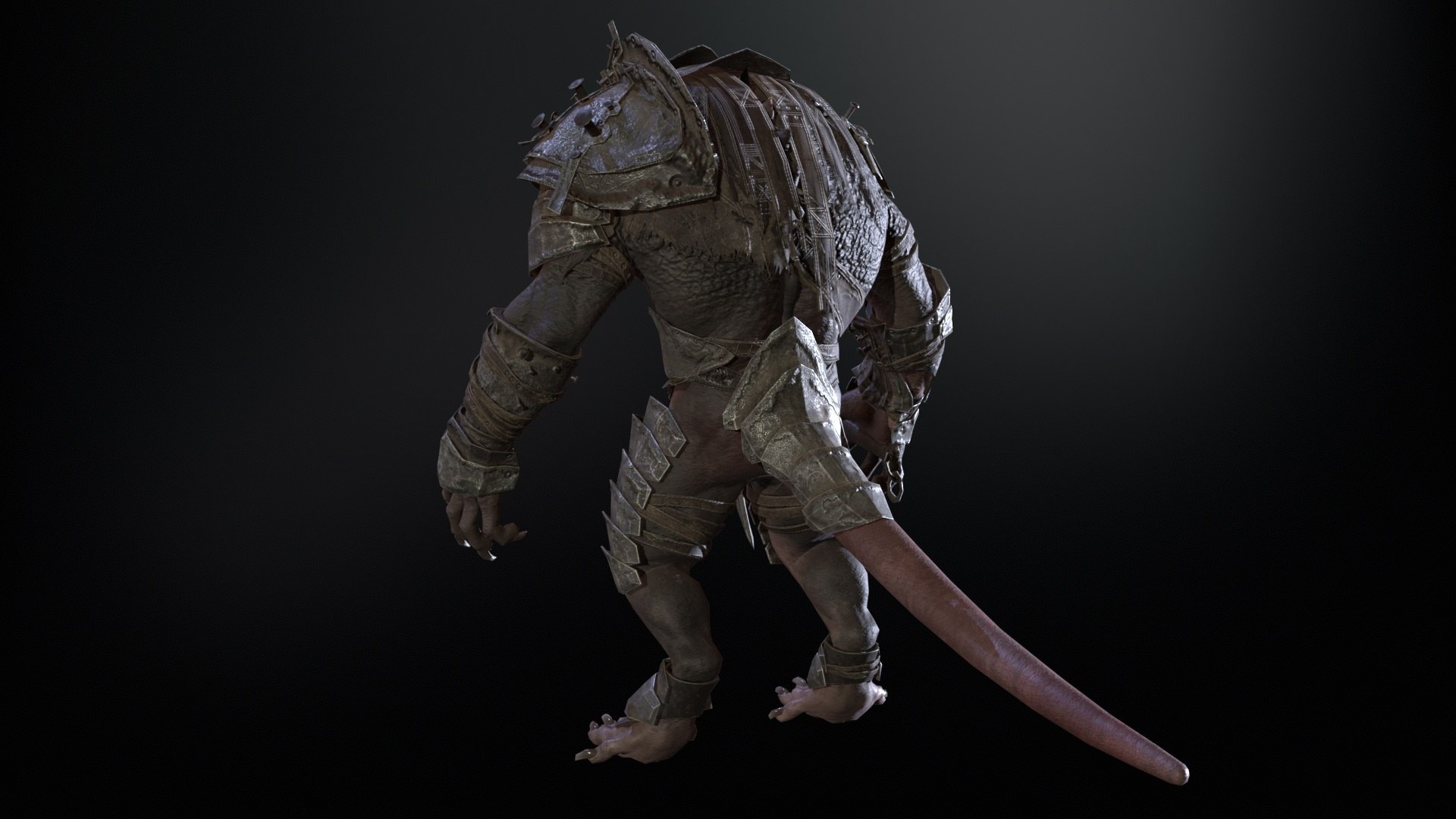 3D RatMan Warrior1 - TurboSquid 2316900