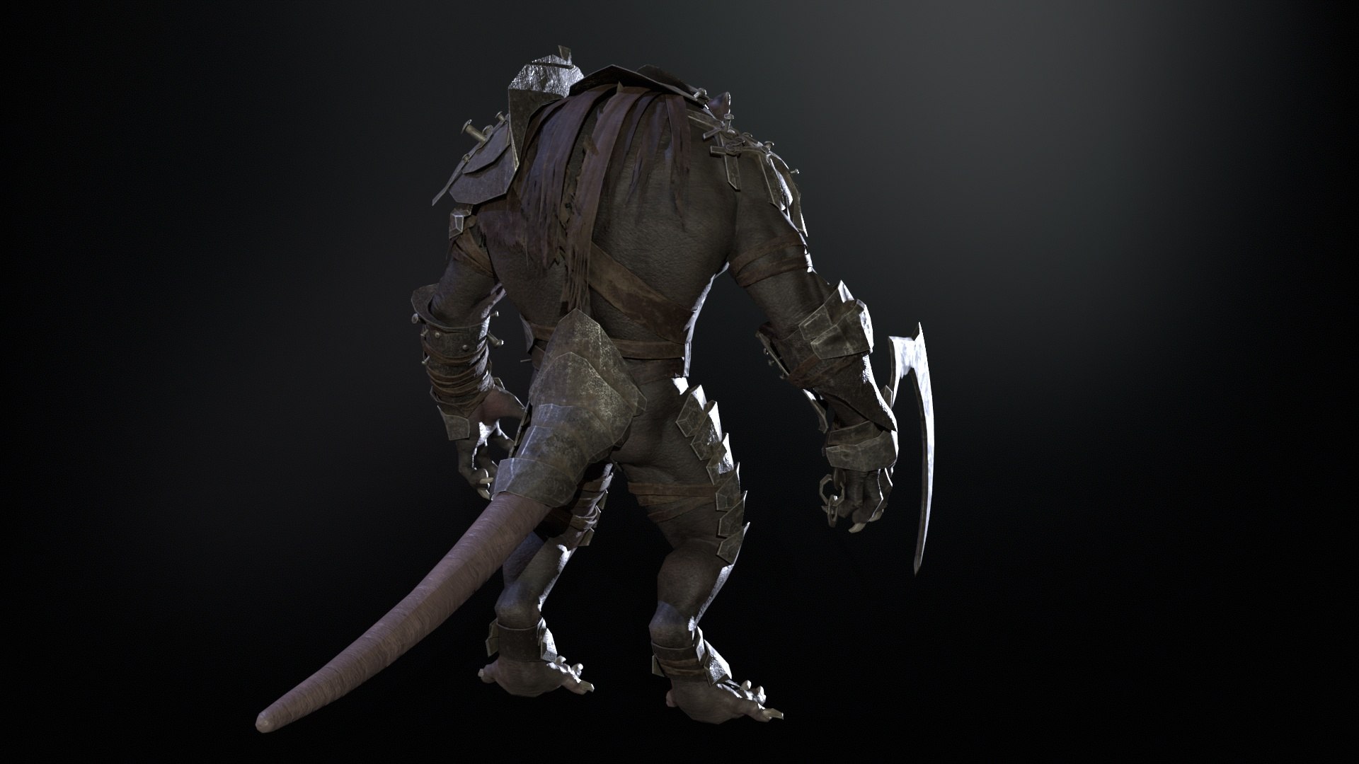 3D RatMan Warrior1 - TurboSquid 2316900