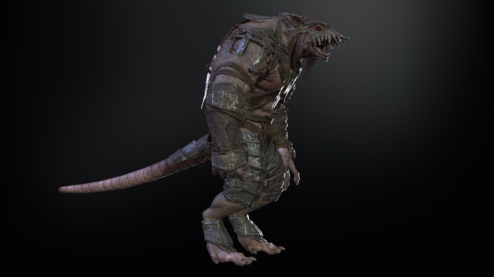 3D RatMan Warrior1 - TurboSquid 2316900