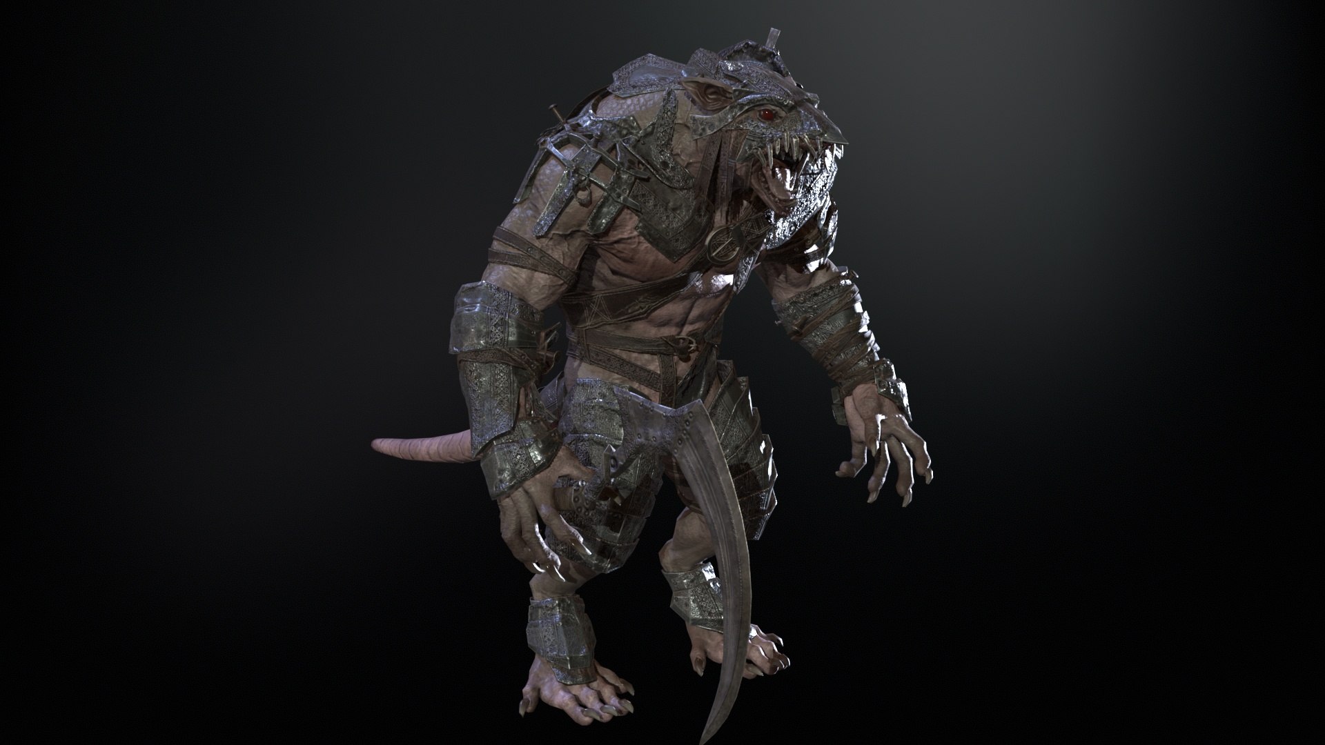 3D RatMan Warrior1 - TurboSquid 2316900