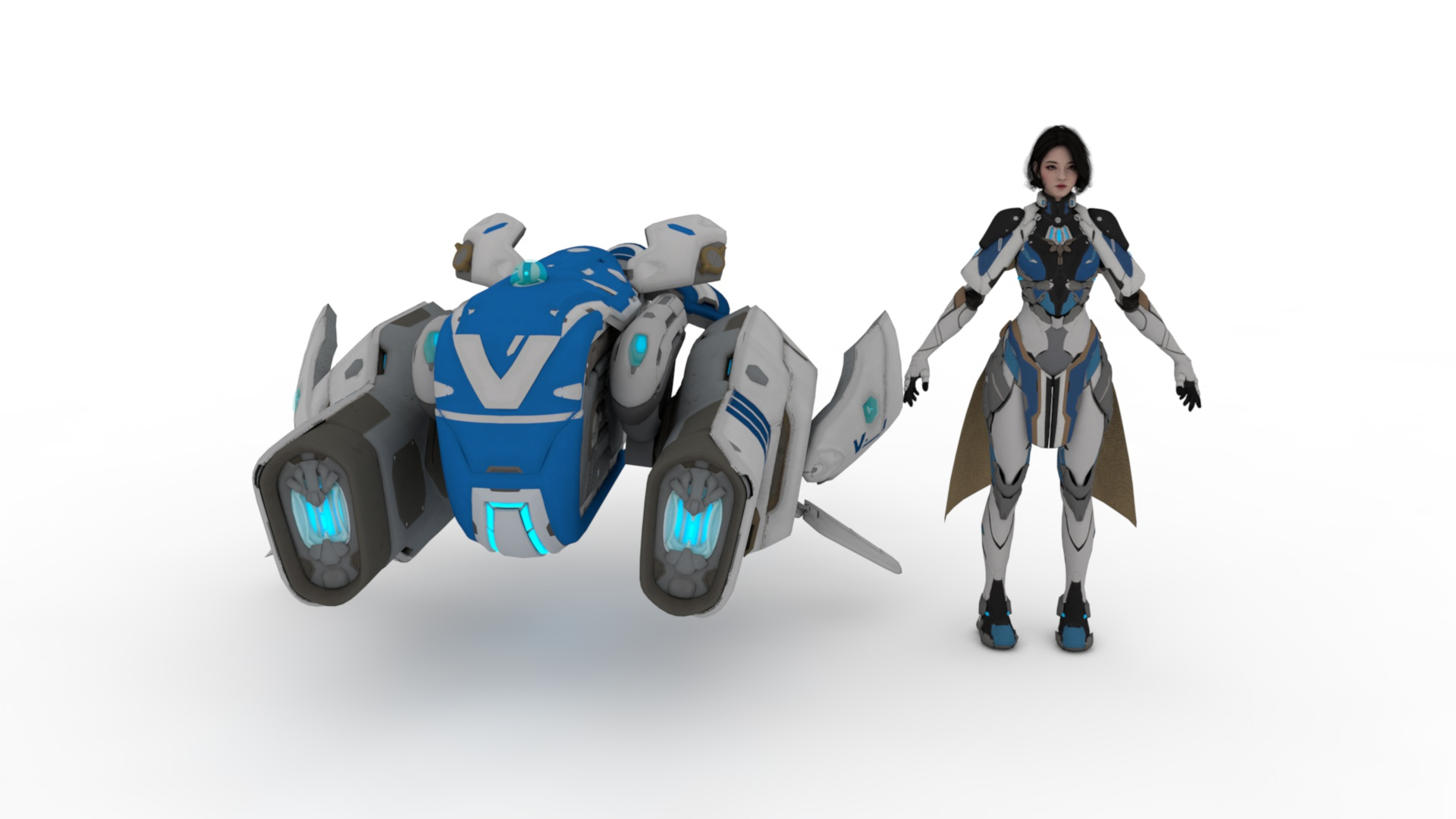 Hebe Rigged And Animated 3D - TurboSquid 2335158