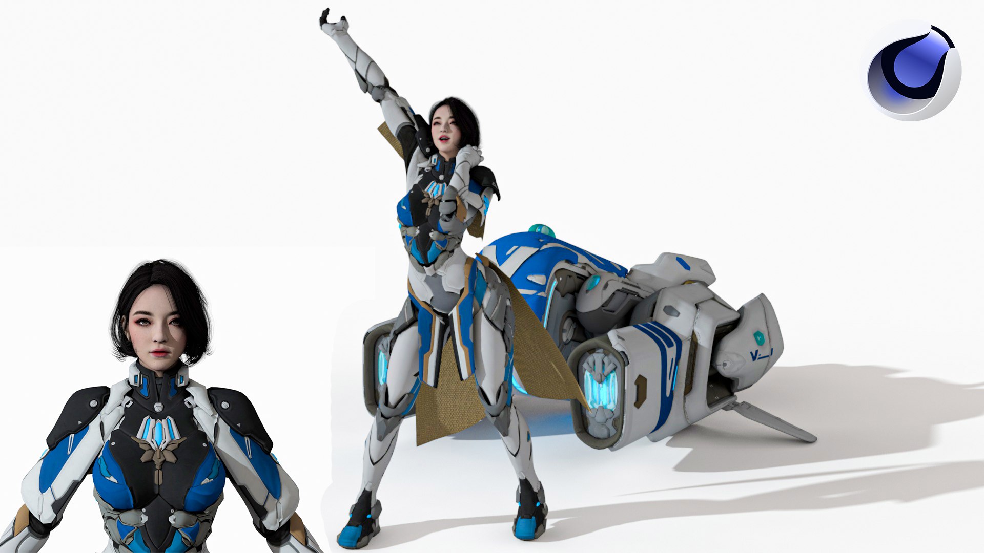 Hebe Rigged And Animated 3D - TurboSquid 2335158