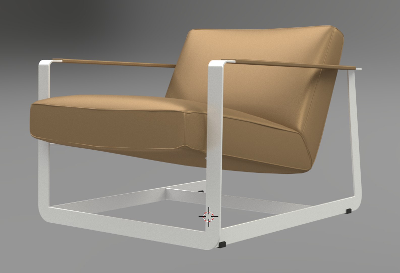 poliform gaston armchair 3d obj
