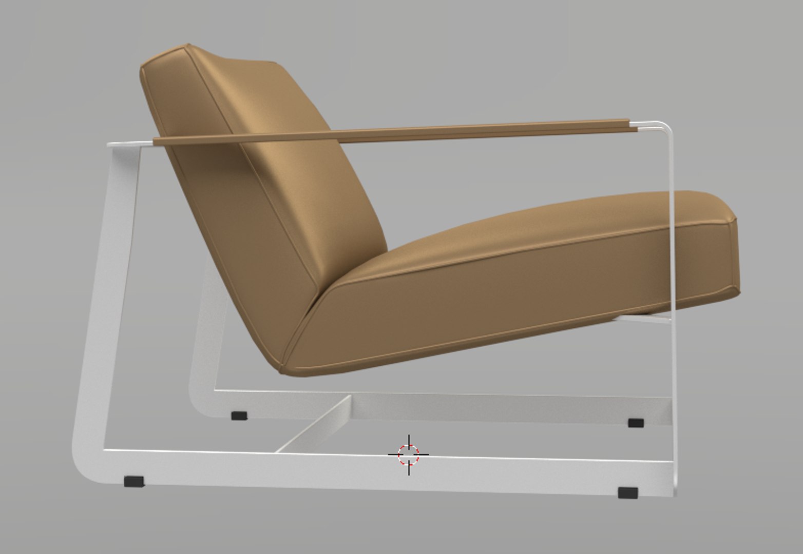 poliform gaston armchair 3d obj